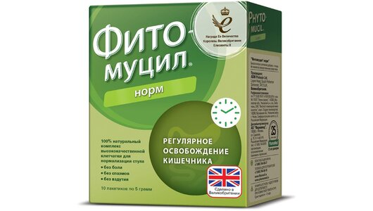 Фитомуцил Норм порошок для приема внутрь пак. 10 шт с бесплатной ...