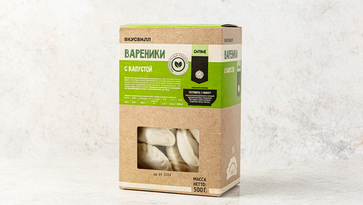 Вареники с капустой с бесплатной доставкой на дом из «ВкусВилл ...