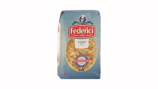 Макаронные изделия Federici №66 Farfalle бантики 400 г купить с доставкой на дом из ВкусВилла