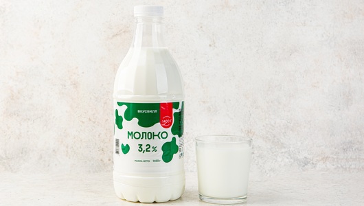 Молоко 3,2% в бутылке, 1400 г с бесплатной доставкой на дом из ...