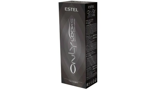 Estel ONLY Looks Краска для ресниц и бровей Графит, тон 604 с бесплатной доставкой на дом из ...