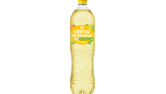 Напиток безалкогольный Святой Источник Вода + Сок со вкусом цитрусовых ...