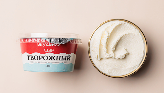 Сыр творожный «Вкусвилл», 140 г с бесплатной доставкой на дом из ...