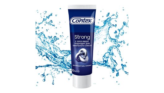 Contex Гель-смазка Strong с алоэ вера 30 мл с бесплатной доставкой на ...