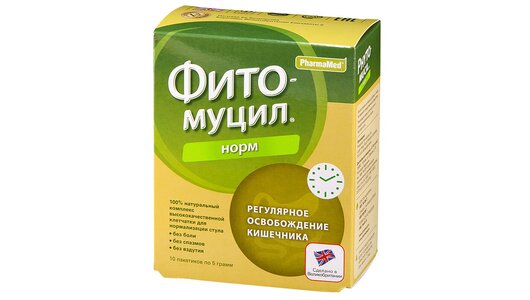 Фитомуцил Норм пор.д/приема внутрь пак.5г №10 с бесплатной доставкой на ...