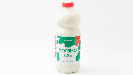 Молоко 3,2% в бутылке, 1400 г с бесплатной доставкой на дом из ...
