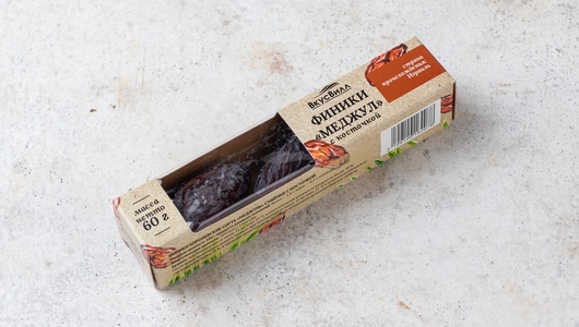Финики «Меджул», 60 г с бесплатной доставкой на дом из «ВкусВилл ...