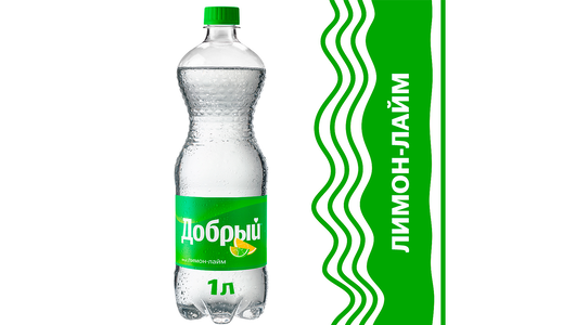 Напиток газированный Добрый Лимон-лайм 1 л с бесплатной доставкой на ...