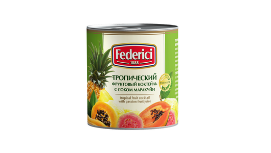 Коктейль Federici Тропический фруктовый с соком маракуйи 435 мл с бесплатной доставкой на дом из ...