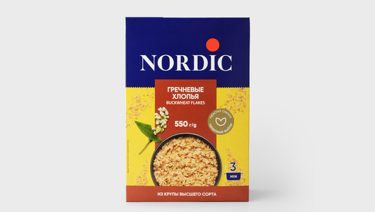 Хлопья Nordic гречневые 550 г с бесплатной доставкой на дом из ...