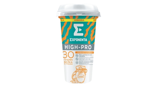 Напиток кисломолочный Exponenta High-pro Соленая карамель 250 г купить ...