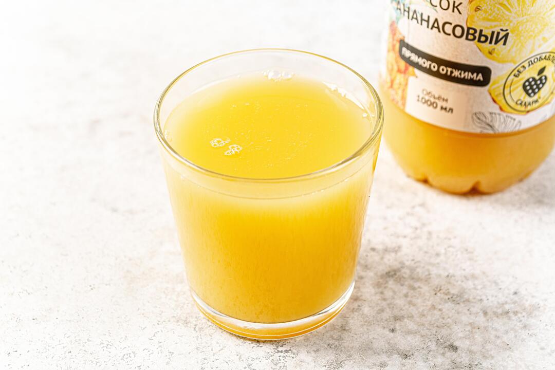 Сок ананасовый прямого отжима, 1 л с бесплатной доставкой на дом из ...