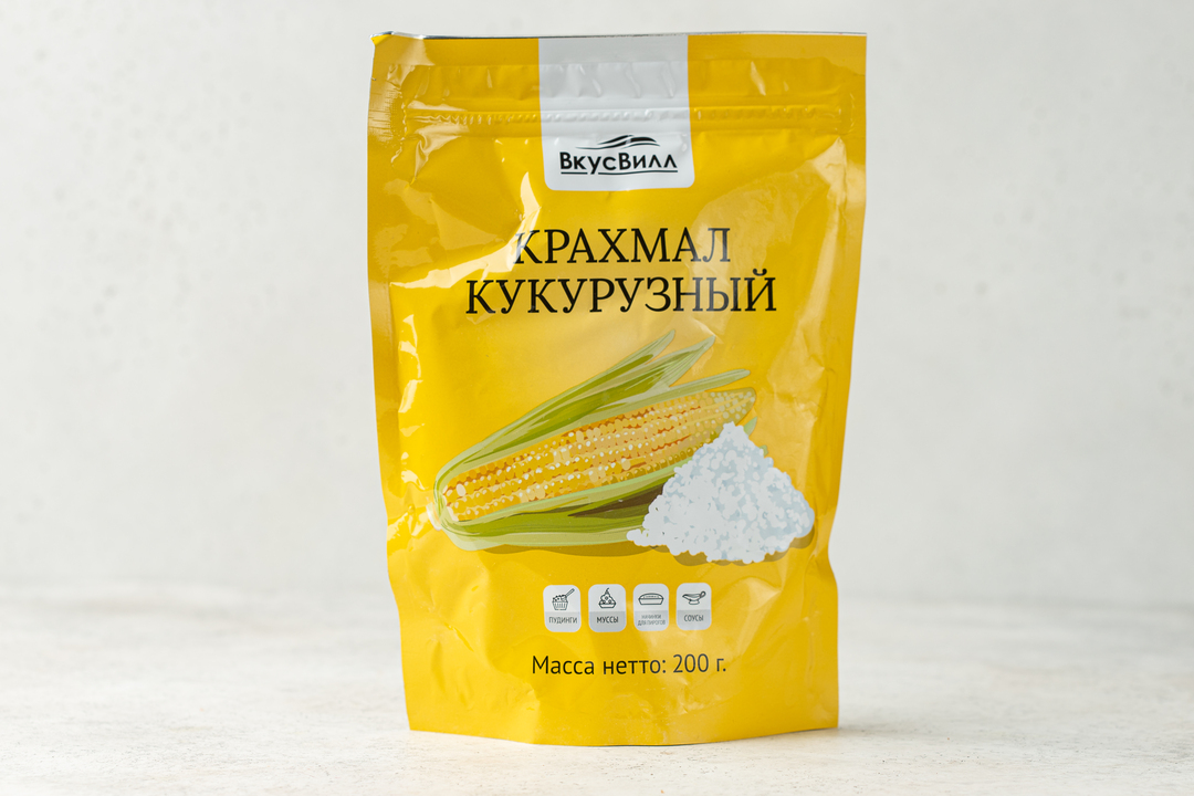 Крахмал кукурузный с бесплатной доставкой на дом из «ВкусВилл» | Москва ...
